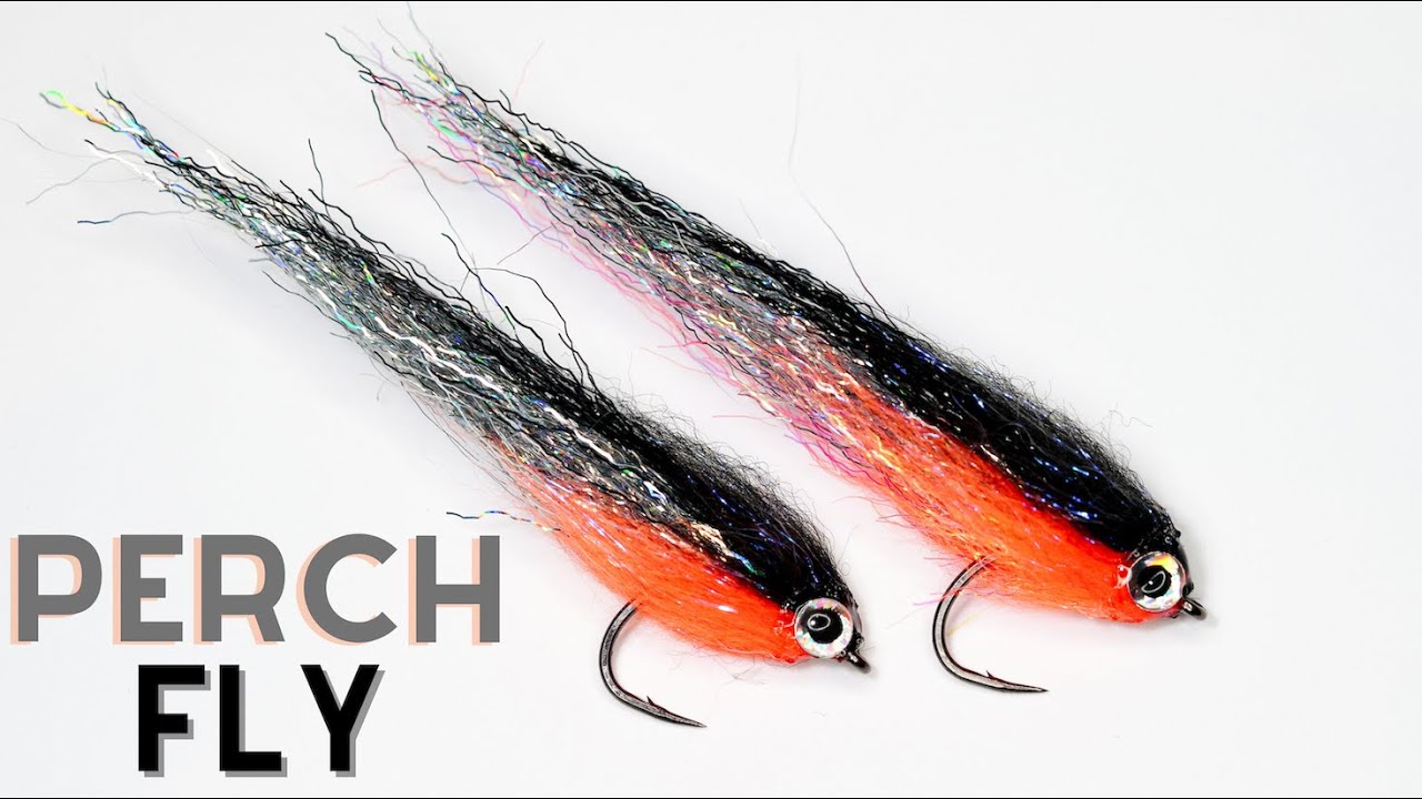 Ripple Ice Fiber- streamer for perch FlyFishing | Mucha Okoniowa - YouTube