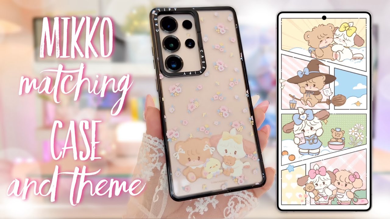 cutest matching theme and case on S25 ULTRA | MIKKO THEME ｡.｡:+* - YouTube