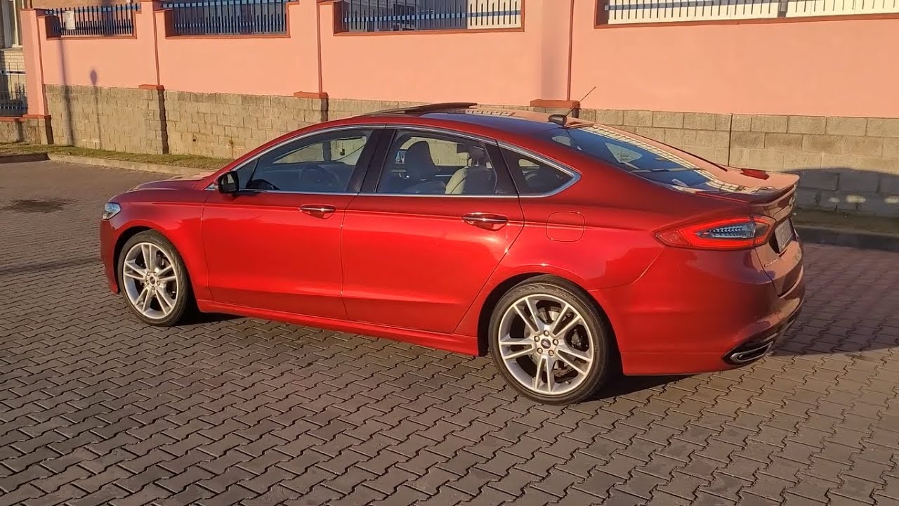 Ford Fusion (America) Ruby Red 2.0 Titanium - YouTube