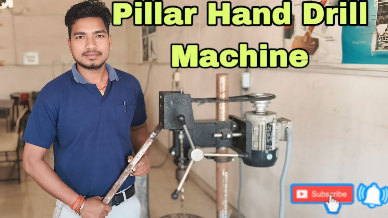 Pillar Hand Drill Machine | iti | Polytechnic - YouTube