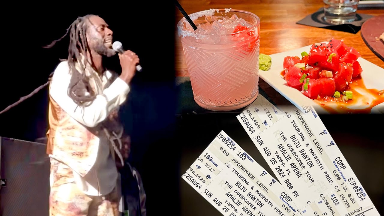 BUJU BANTON The overcome tour Tampa Florida | Dinner Date 🤍 - YouTube