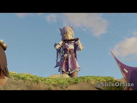 The Hidden Spring [Giantess Growth] Genshin Impact Animation