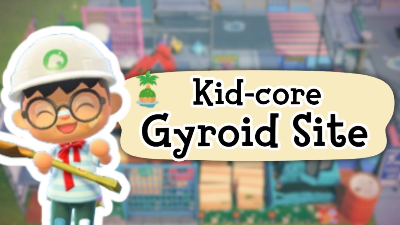 Gyroid Construction Site // ACNH Kid-core // Animal Crossing New ...