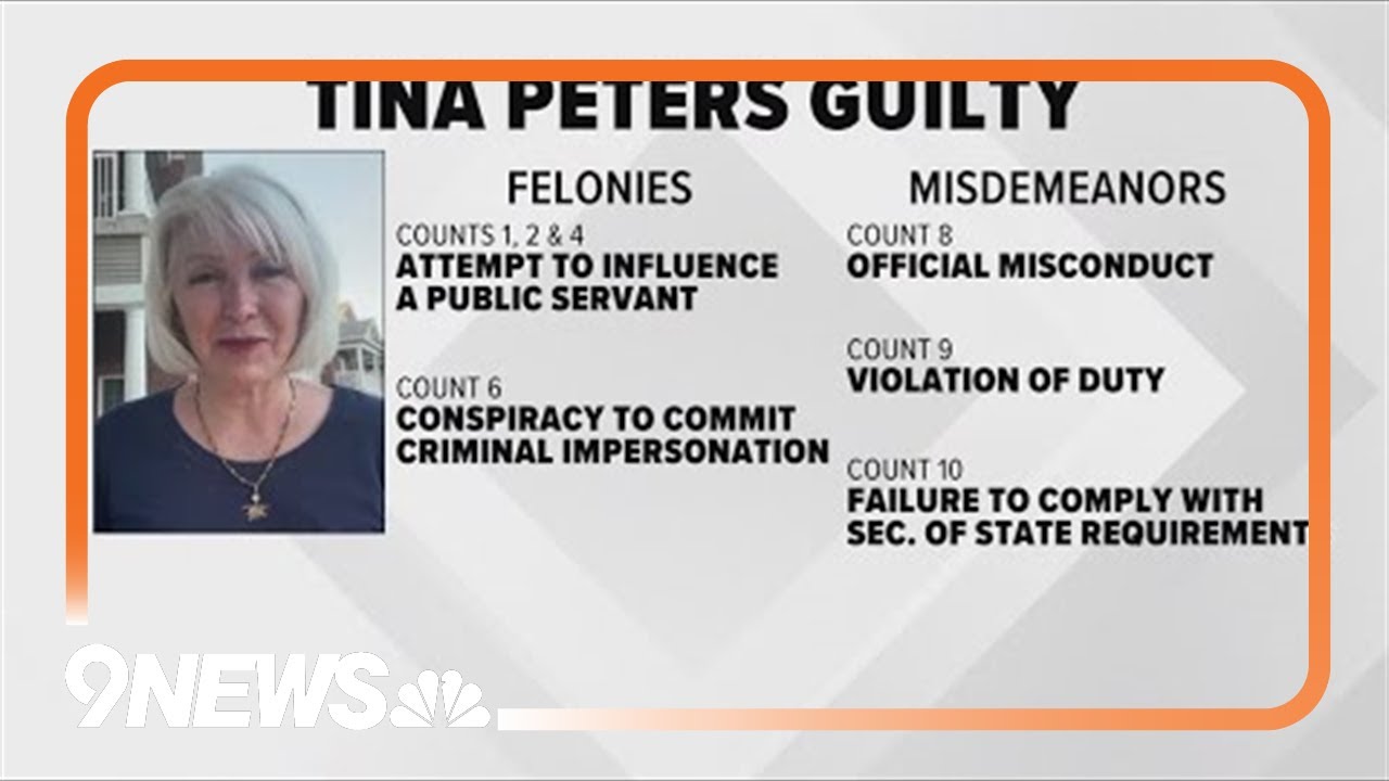 Jury comes to guilty verdict for Tina Peters within hours - YouTube