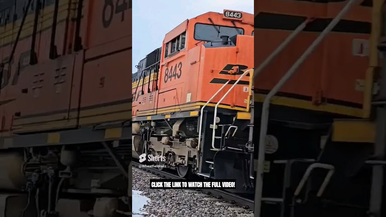 THREE EMD SD70ACEs TRAIL ON A EMPTY COAL TRAIN NEAR PARKVILLE MISSOURI! #shorts #train #railway ...