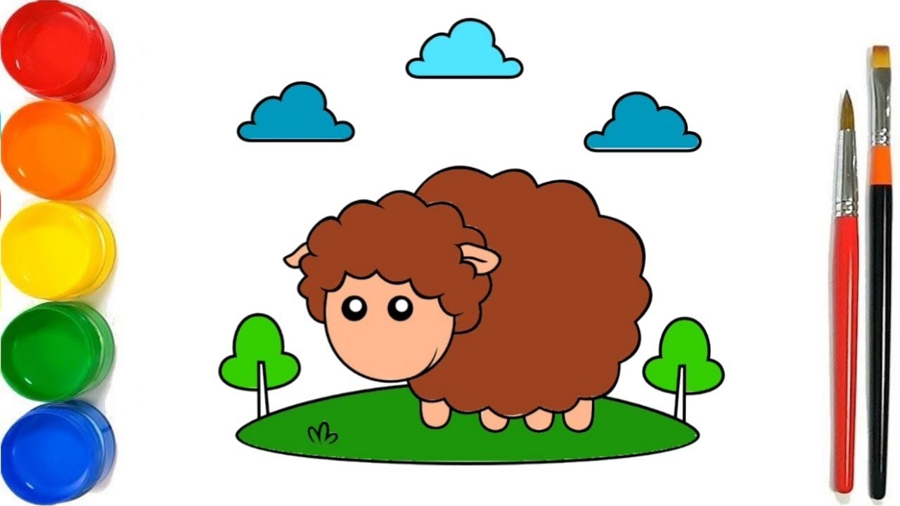 Belajar Mewarnai Domba 🐑 Learn Colour - YouTube