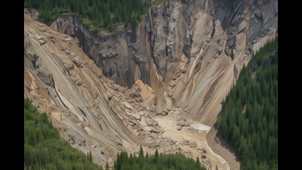 Landslide Blocks Major River in Canada, Triggering Flooding Concerns ...