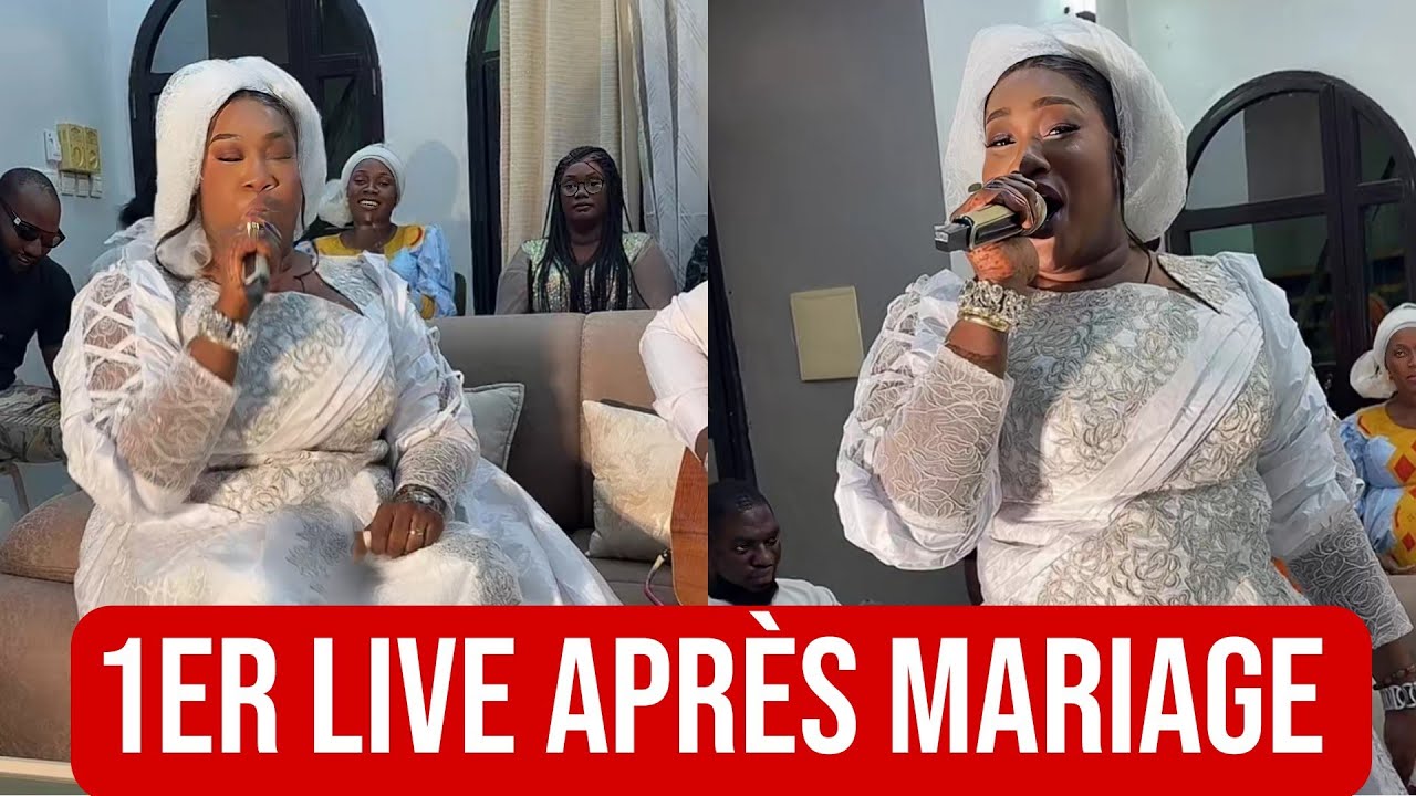 1er Live Après Mariage Fatim Diabaté et Son Mari, - YouTube