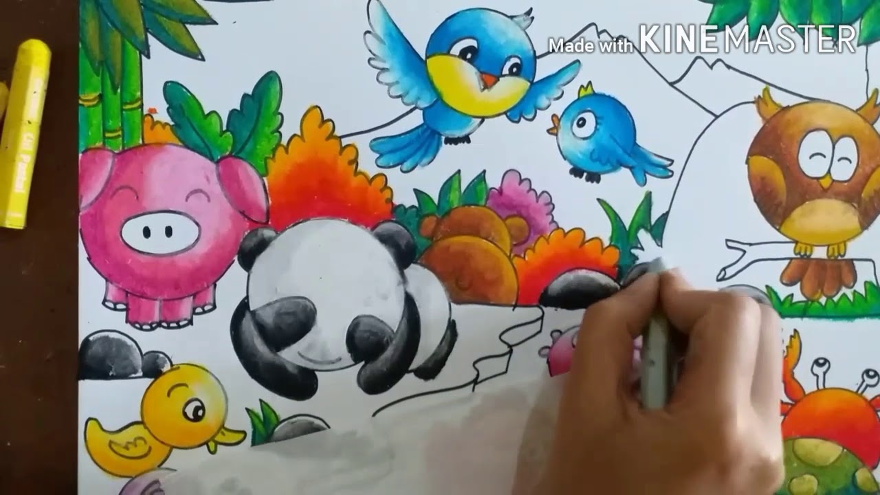 Tutorial Mewarnai Dengan Krayon (Part 2) - YouTube