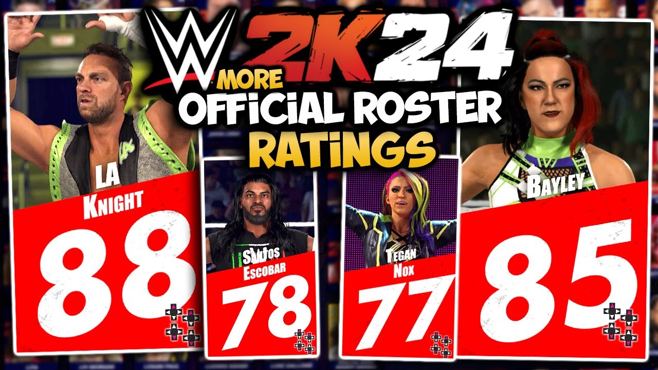 WWE 2K24 UPDATED ROSTER & BROCK LESNAR UNPLAYABLE - YouTube