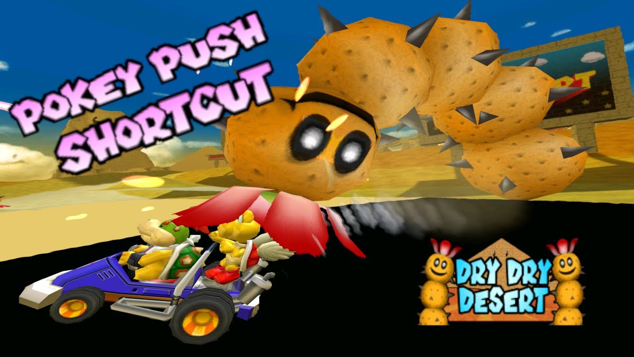 Mario Kart Double Dash Shortcut - The Pokey Push - YouTube
