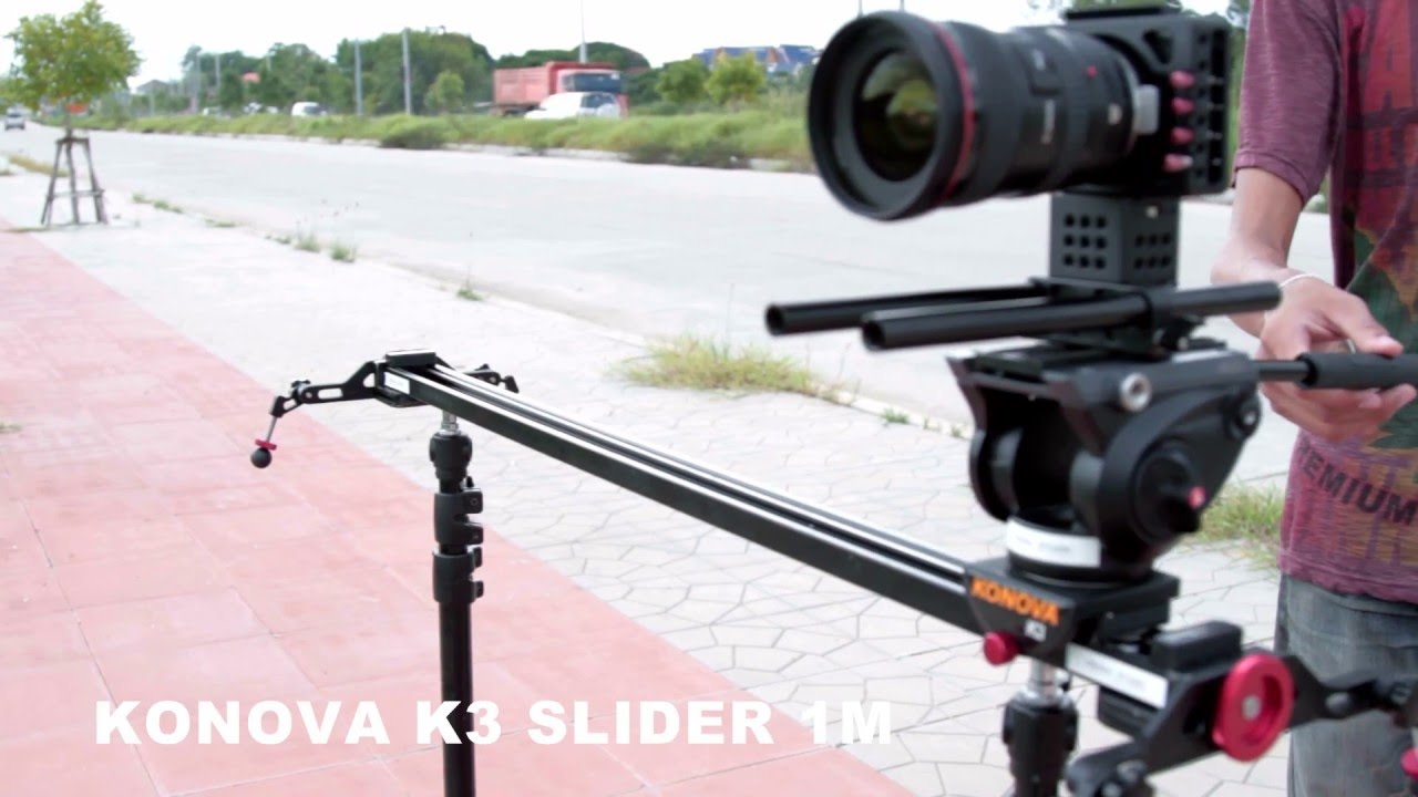 KONOVA K3 SLIDER REVIEW WITH BMPCC and 24-105mm - YouTube