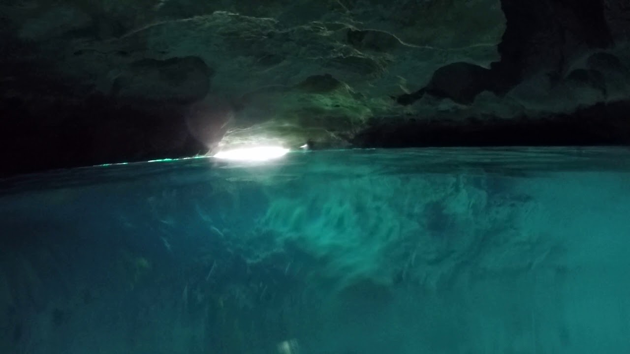 Fun clip of Thunderball Grotto exploring - YouTube