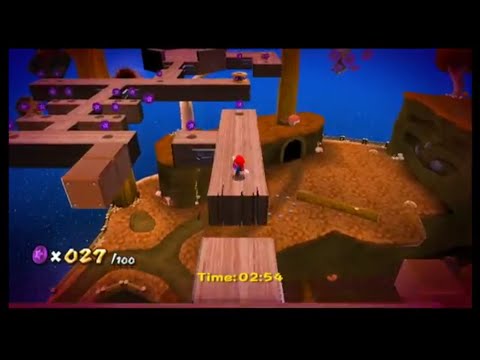 Super Mario Galaxy: Purple Coins in the Woods (Purple Comet) - YouTube