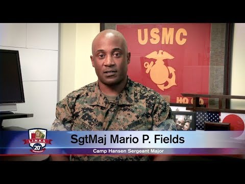 MCCS TV: L.I.N.K.S. 20th Anniversary - SgtMaj Mario Fields - YouTube