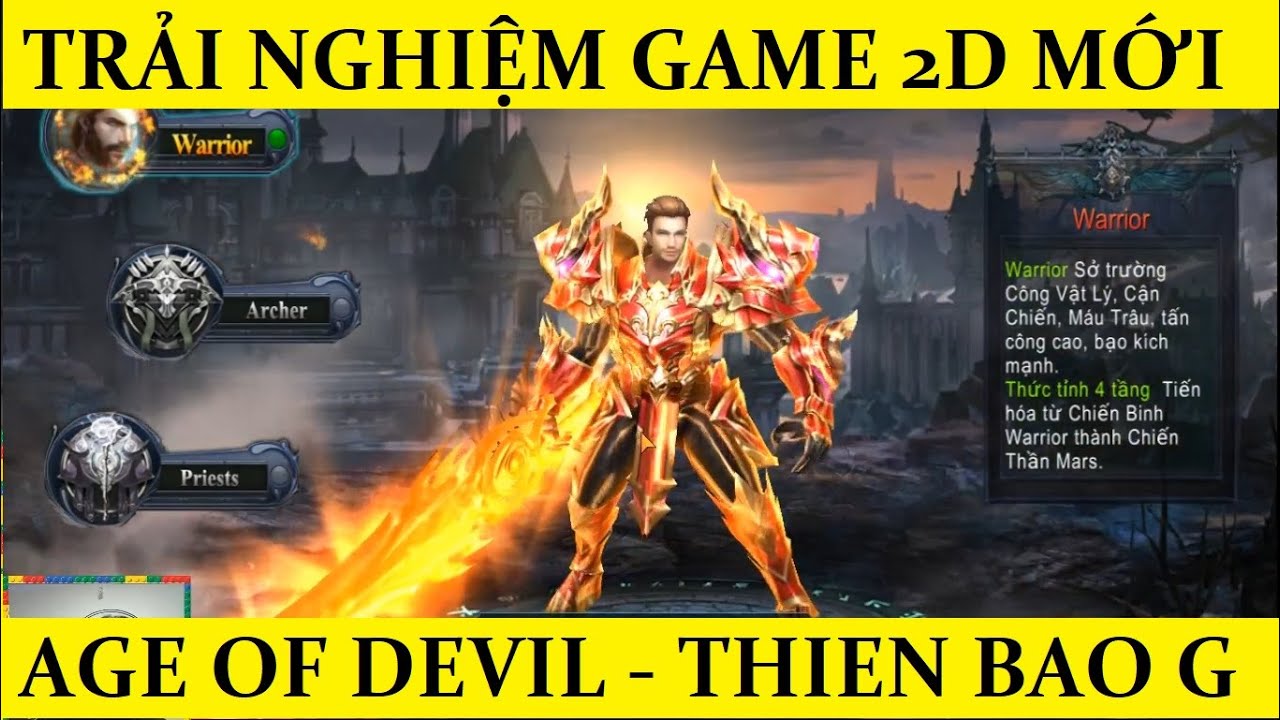 Chơi thử game mới Age of Devil - Nhập vai luyện lv phong cách Tây Âu ...