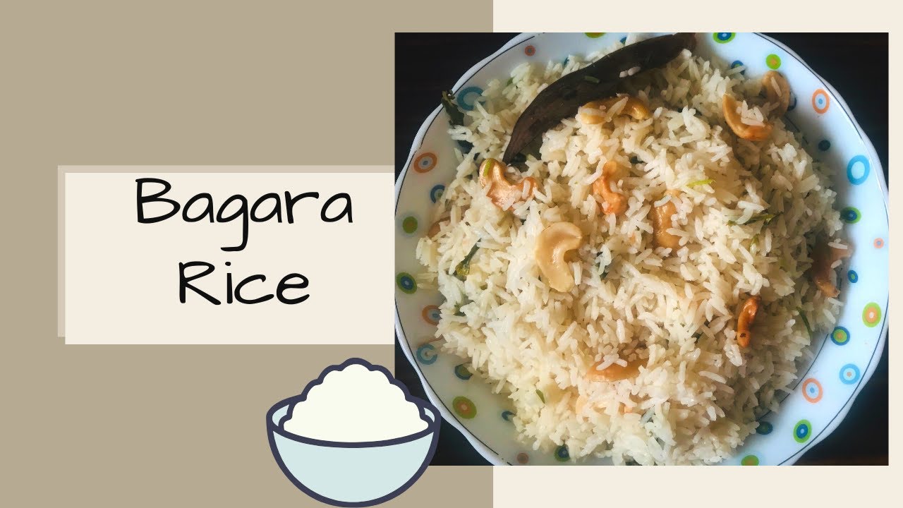 Bagara Rice | Flavored Rice | Plain Pulao | Hyderabadi Bagara Rice ...