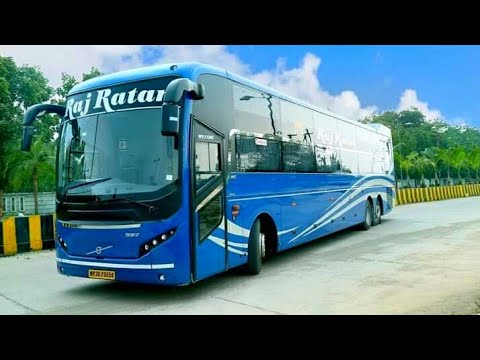 Raj Ratan Travel Mg Build Volvo B11r Starz Bus - YouTube