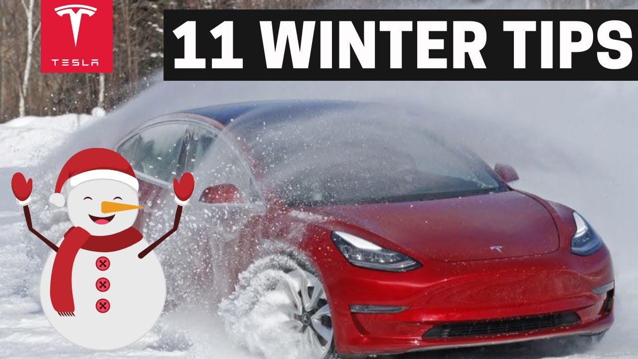 11 Awesome Tesla Model 3 Winter Driving Tips - YouTube