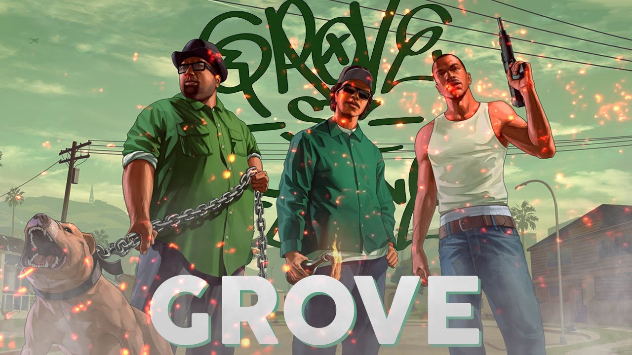 A HISTÓRIA DA GROVE STREET FAMILIES , A GANGUE DO CJ - YouTube