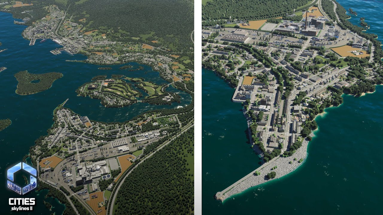 The Beautiful Region of Coral Reeches in Cities Skylines II [Coral ...