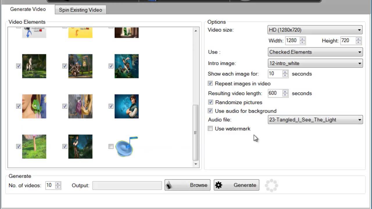 Video Spin Blaster - create videos quickest - YouTube