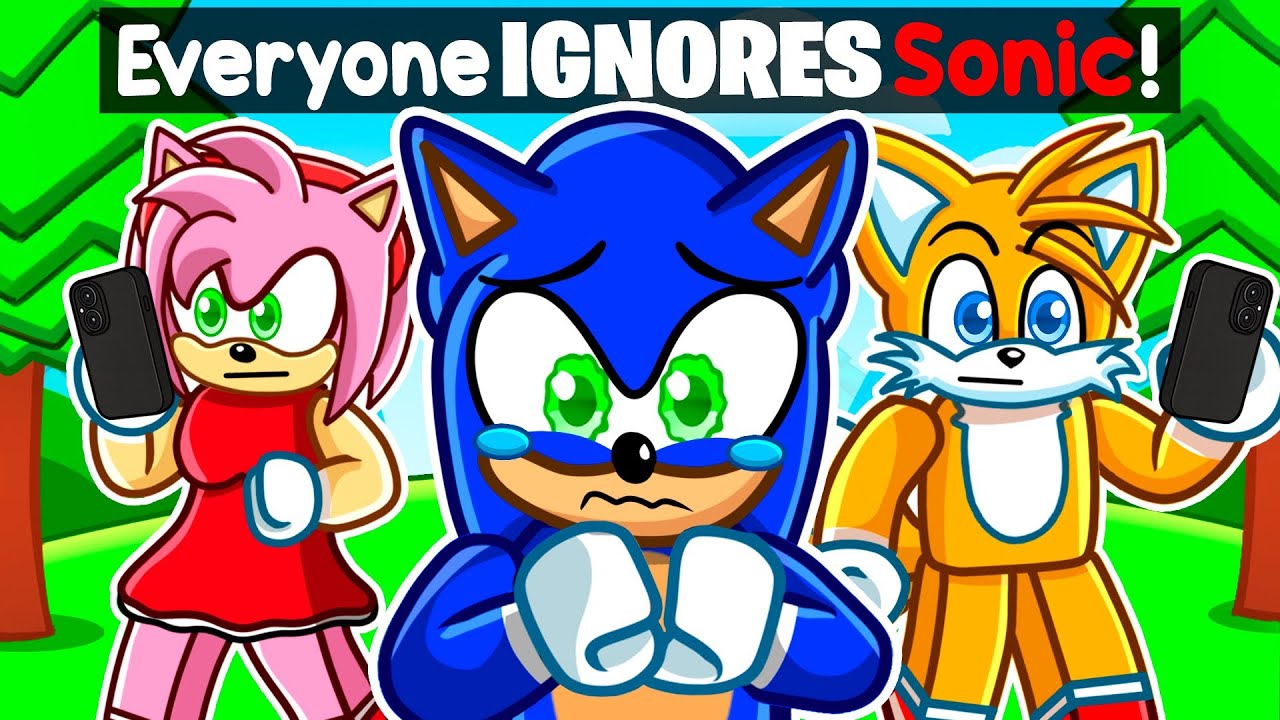Everyone IGNORES SONIC In Roblox SNAPCHAT! - YouTube