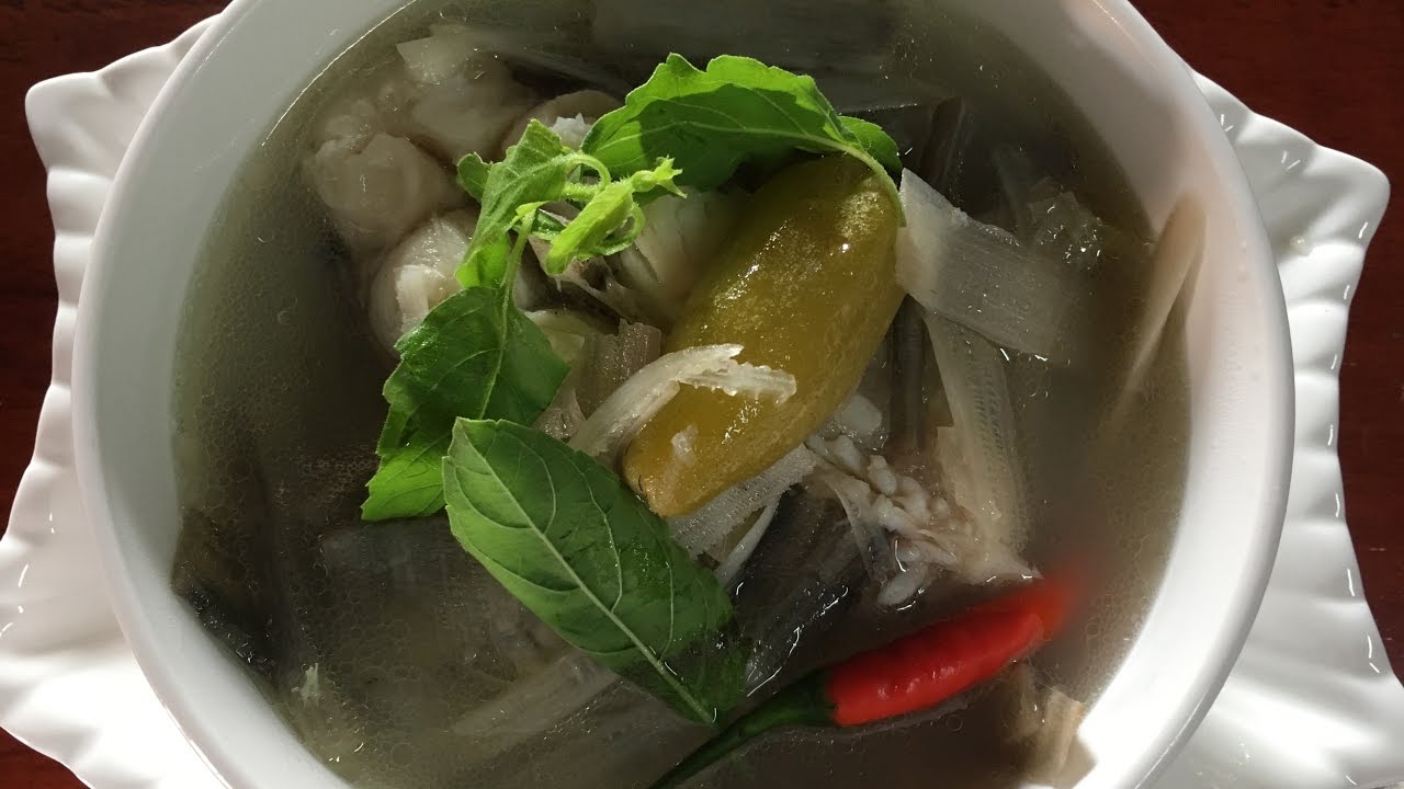 Khmer Soup of Samlor Machu Derm Chek | Khmer Food Recipe | My Kitchen ...