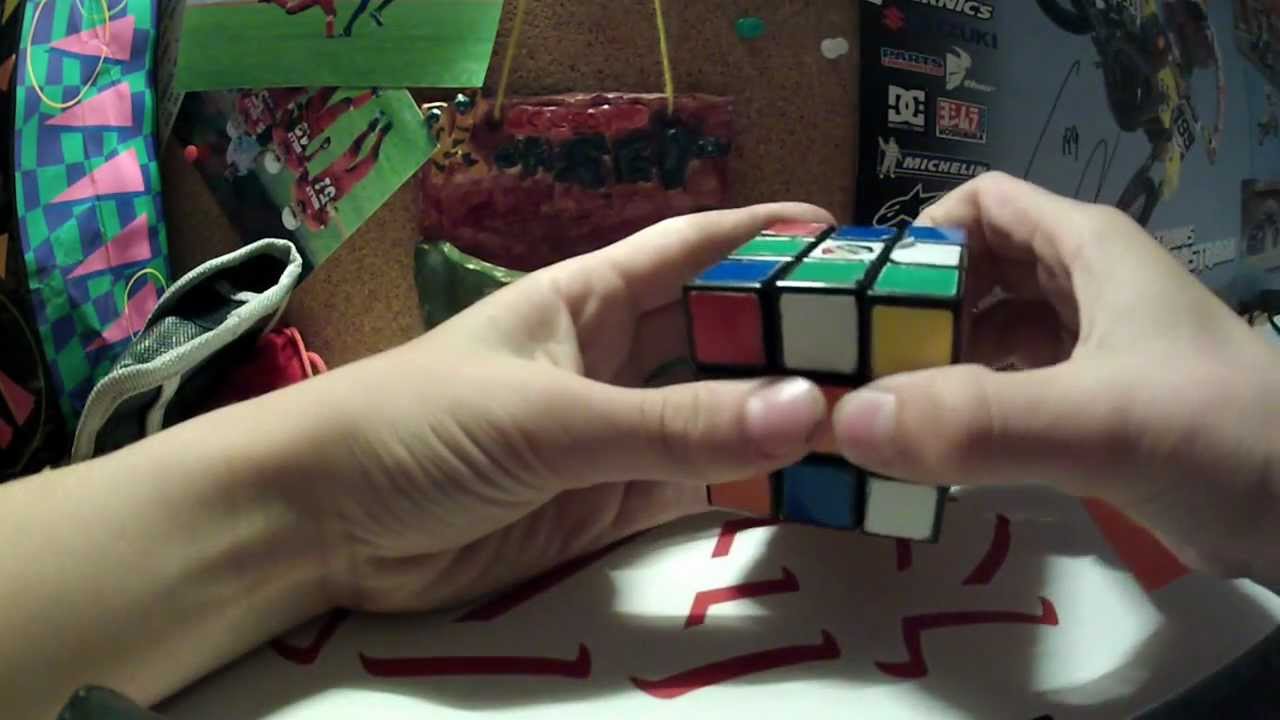 how to solve a rubiks cube (beginners method) part 1 - YouTube