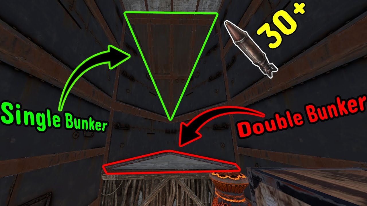 DOUBLE NEW STRONG BUNKER BASE IN RUST 2022 - YouTube