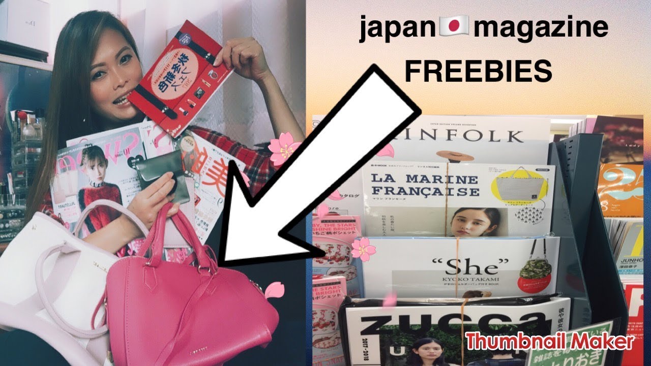 japanese magazine/magazine freebies - YouTube