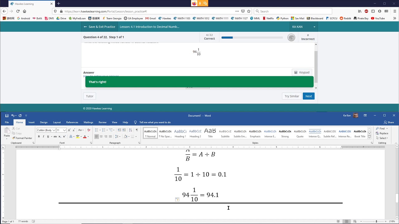 MATH 1012 - Section 4.1 "Introduction to Decimal Numbers" - YouTube