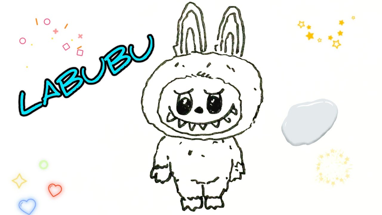 สอนวาดรูป ลาบูบู้ง่ายๆ 💥 EASY DRAWING Labubu - YouTube