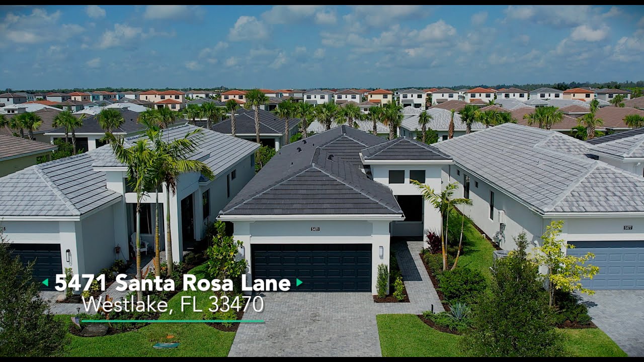 Home Tour: 5471 Santa Rosa Lane, Westlake, FL 33470 - YouTube