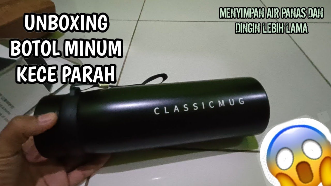 BOTOL MINUM PALING KECE - BISA MENYIMPAN AIR DINGIN DAN PANAS DALAM ...