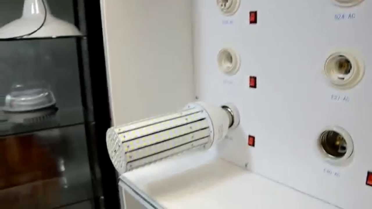 50w led corn light testing introduction - YouTube