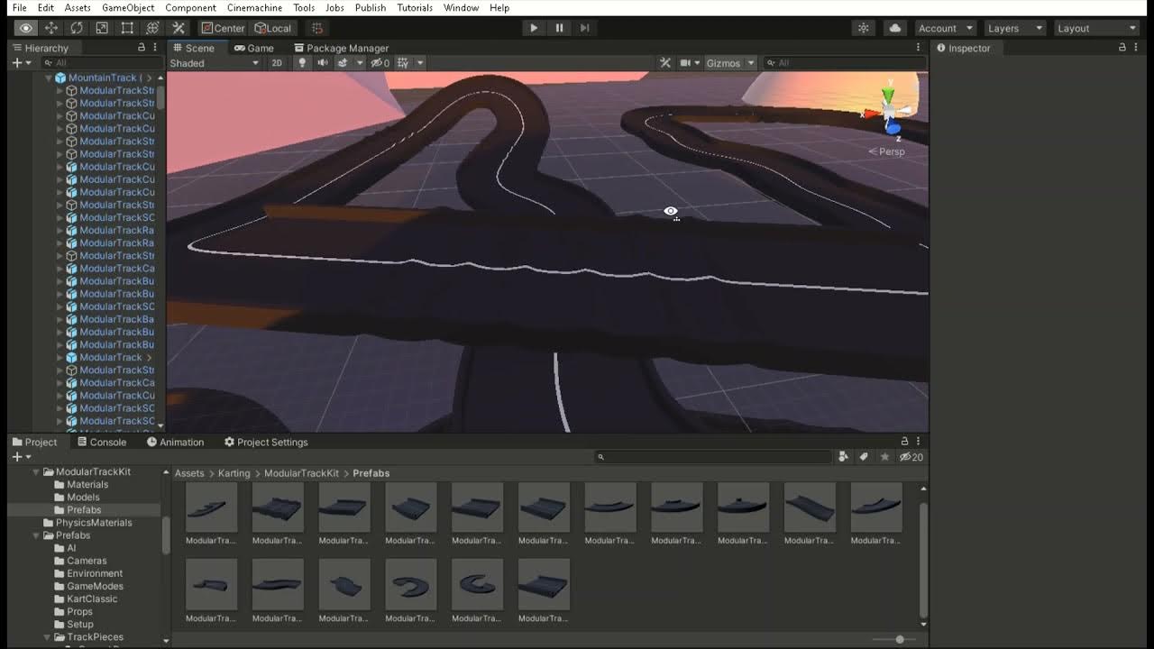 "Epic Go Kartting" Creating the track using Unity game engine Part 2 - YouTube
