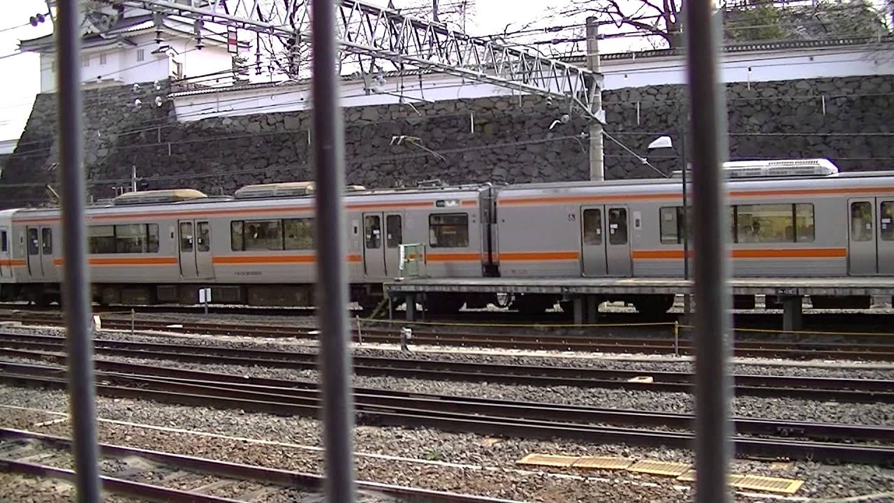 00118 城 櫓 japanese castle YAGURA 身延線 電車 列車 鉄道 MINOBU line train - YouTube