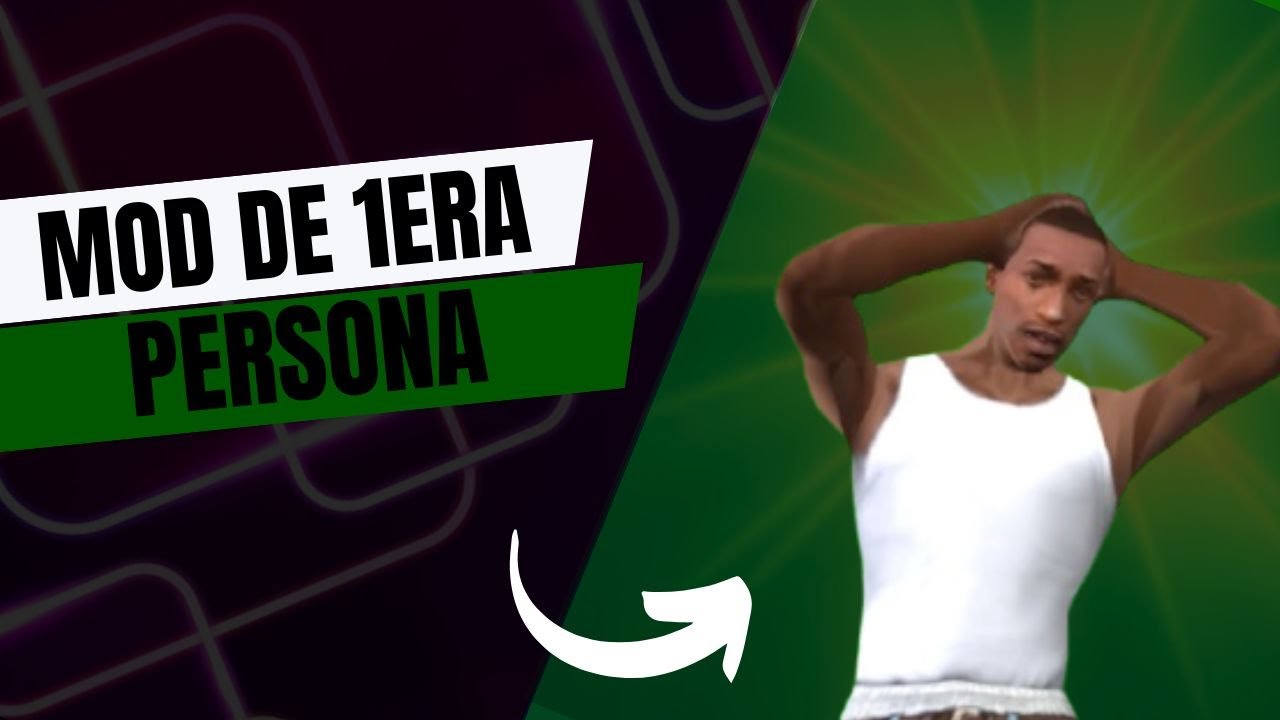 MOD de PRIMERA PERSONA para gta san andreas - YouTube