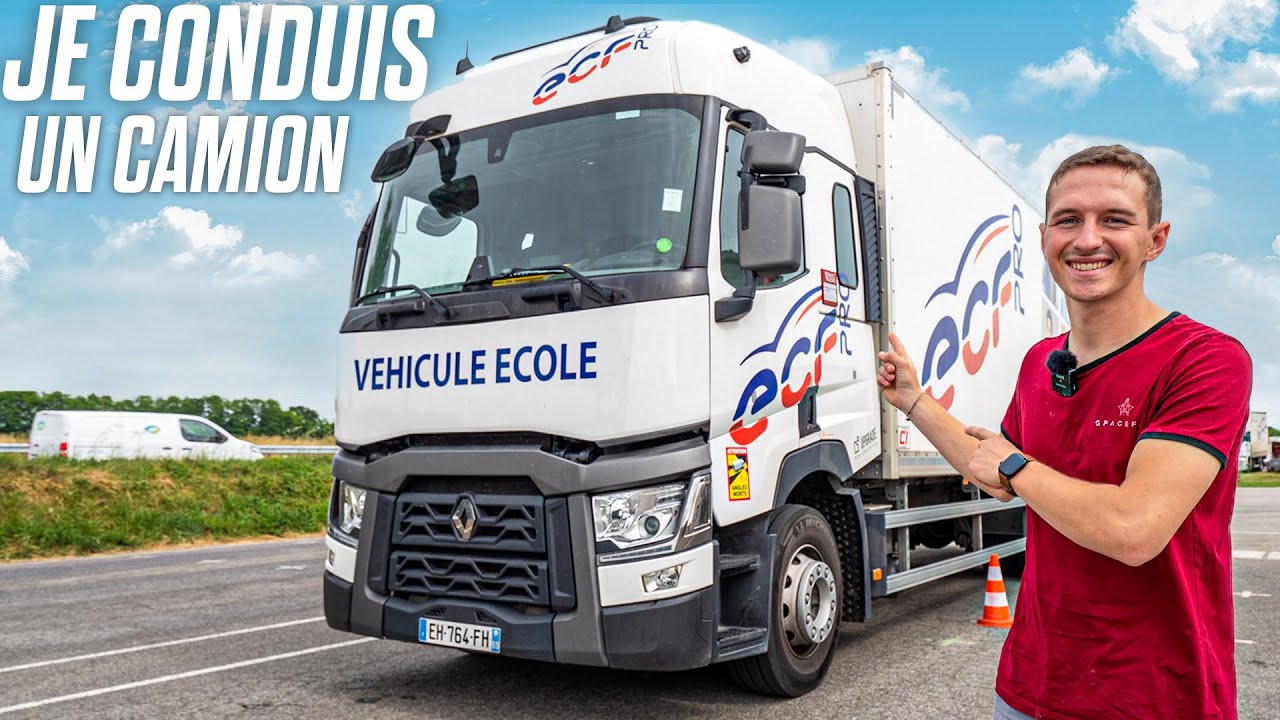 J'APPREND A CONDUIRE UN CAMION ! - YouTube
