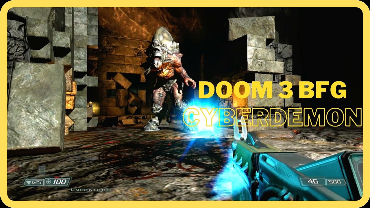 Doom 3 BFG Cyberdemon Boss Battle Fight - YouTube
