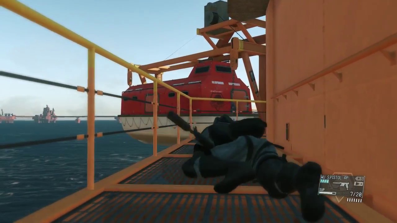 METAL GEAR SOLID V - SOLID SNAKE AT BIG SHELL [MOD] Gameplay - YouTube