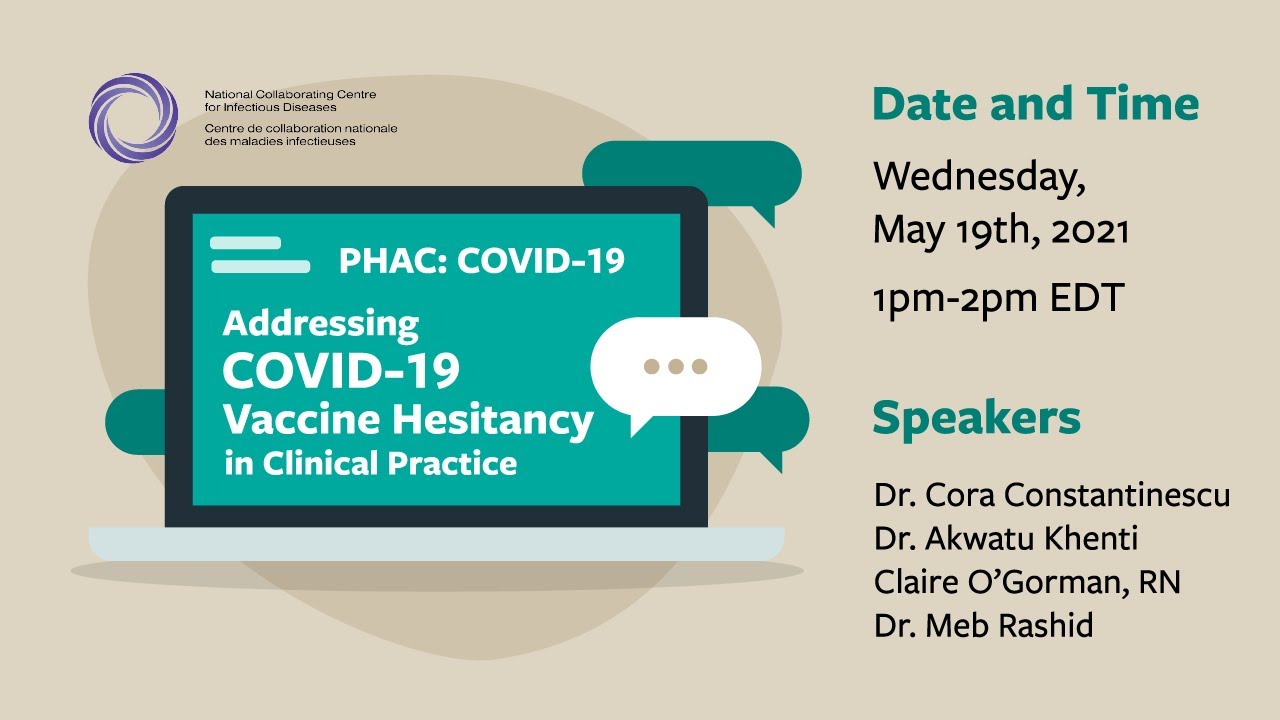 PHAC: Addressing COVID-19 Vaccine Hesitancy in Clinical Practice - YouTube