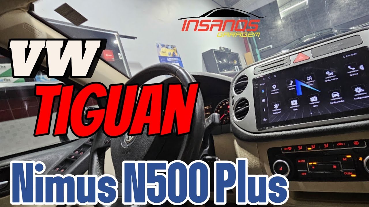 Tiguan Central Multimídia Nimus N500 Plus, Carplay e Android Auto ...