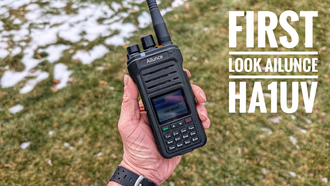 First Look: Ailunce HA1UV dual band HT - YouTube