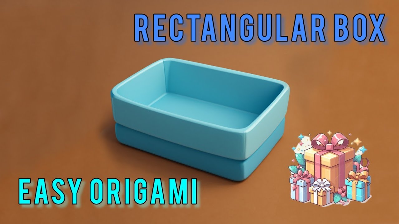 How to Make Paper Rectangular Box|Origami Rectangle Box Tutorial |The ...