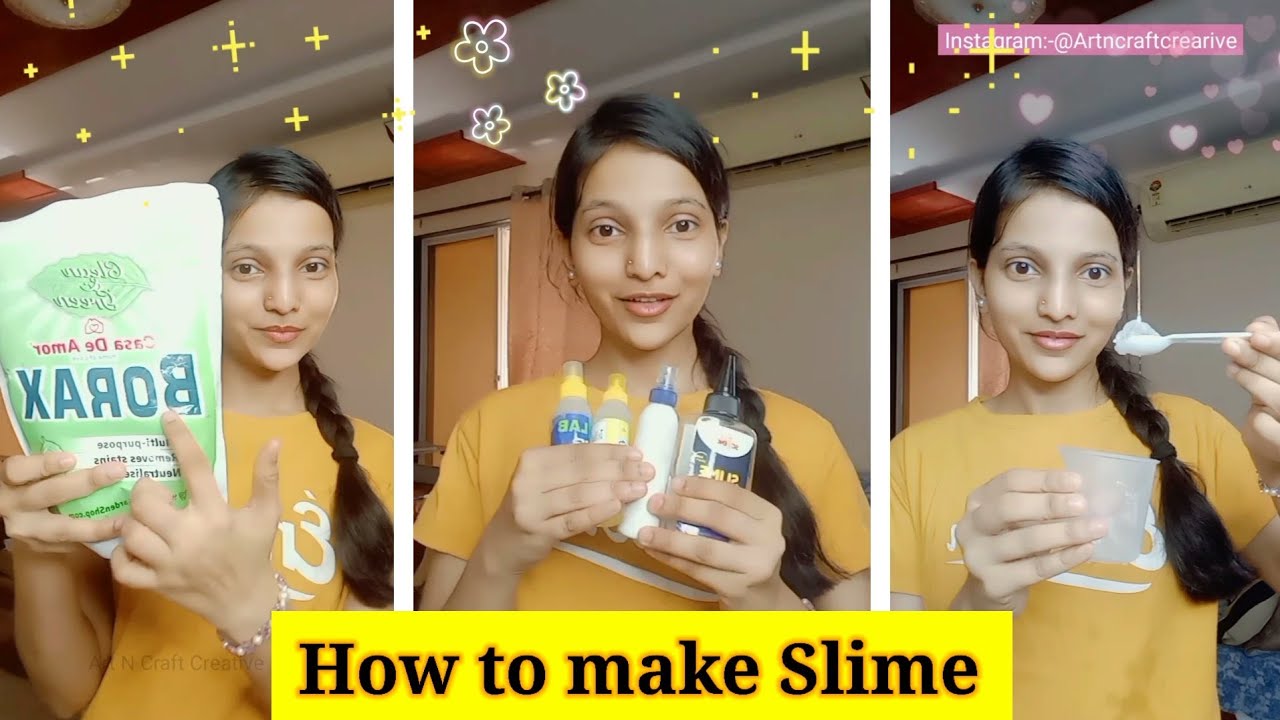 How to make Slime | Easy and simple Slime at home 🤩 - YouTube