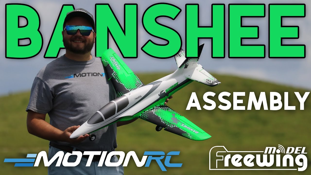 Freewing Banshee 64mm EDF Sport Jet | Motion RC Assembly - YouTube