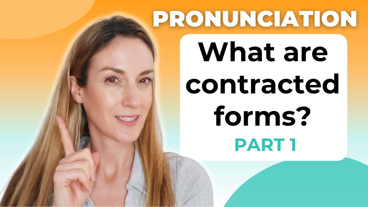 Contractions in English - Part 1 | Better pronunciation - YouTube