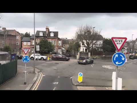 London Bus Ride 🇬🇧 Route 156 from Wimbledon Station to Vauxhall Bus ...